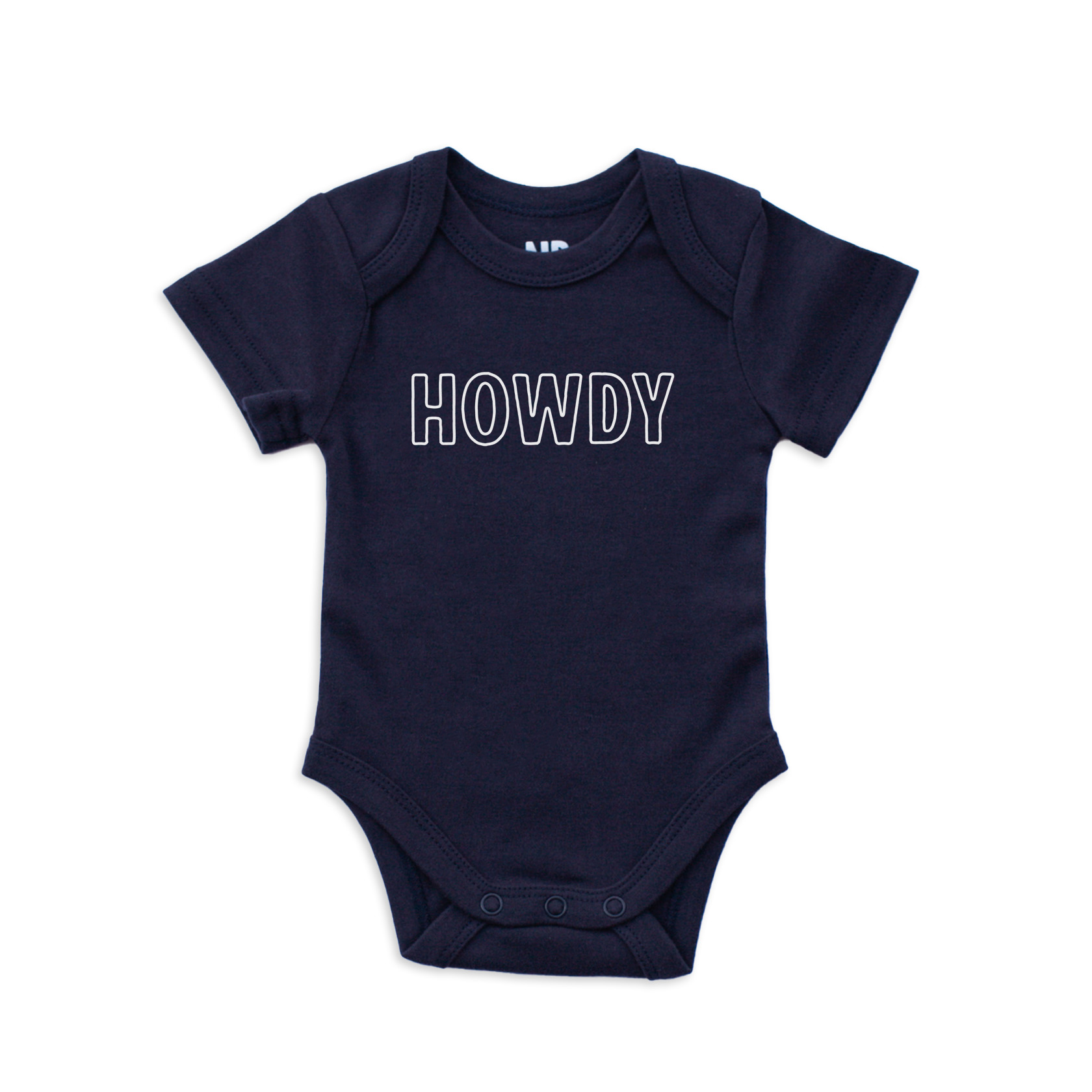 Howdy Outline Onesie – Frankie Jean