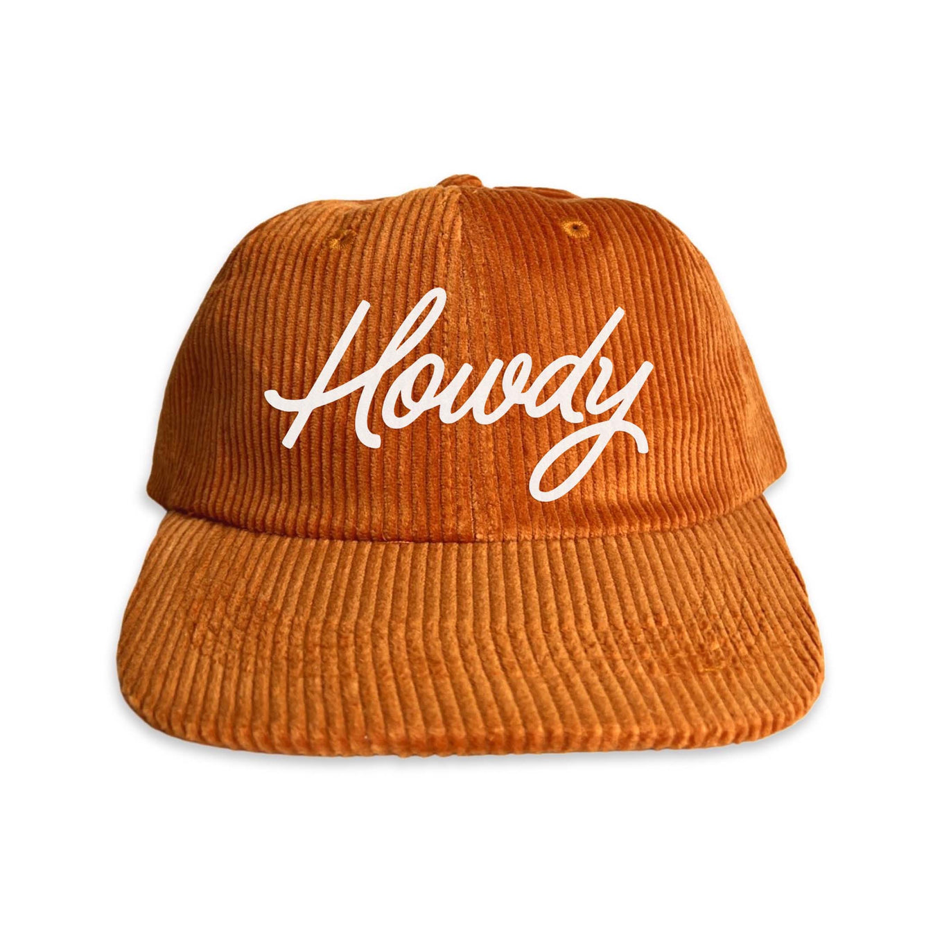 Howdy Cursive Corduroy Cap – Frankie Jean